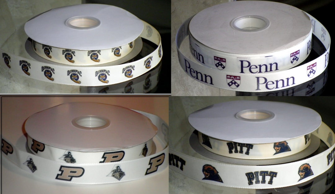 7/8 Collegiate Personalizable Grosgrain Ribbon Purdue University ...