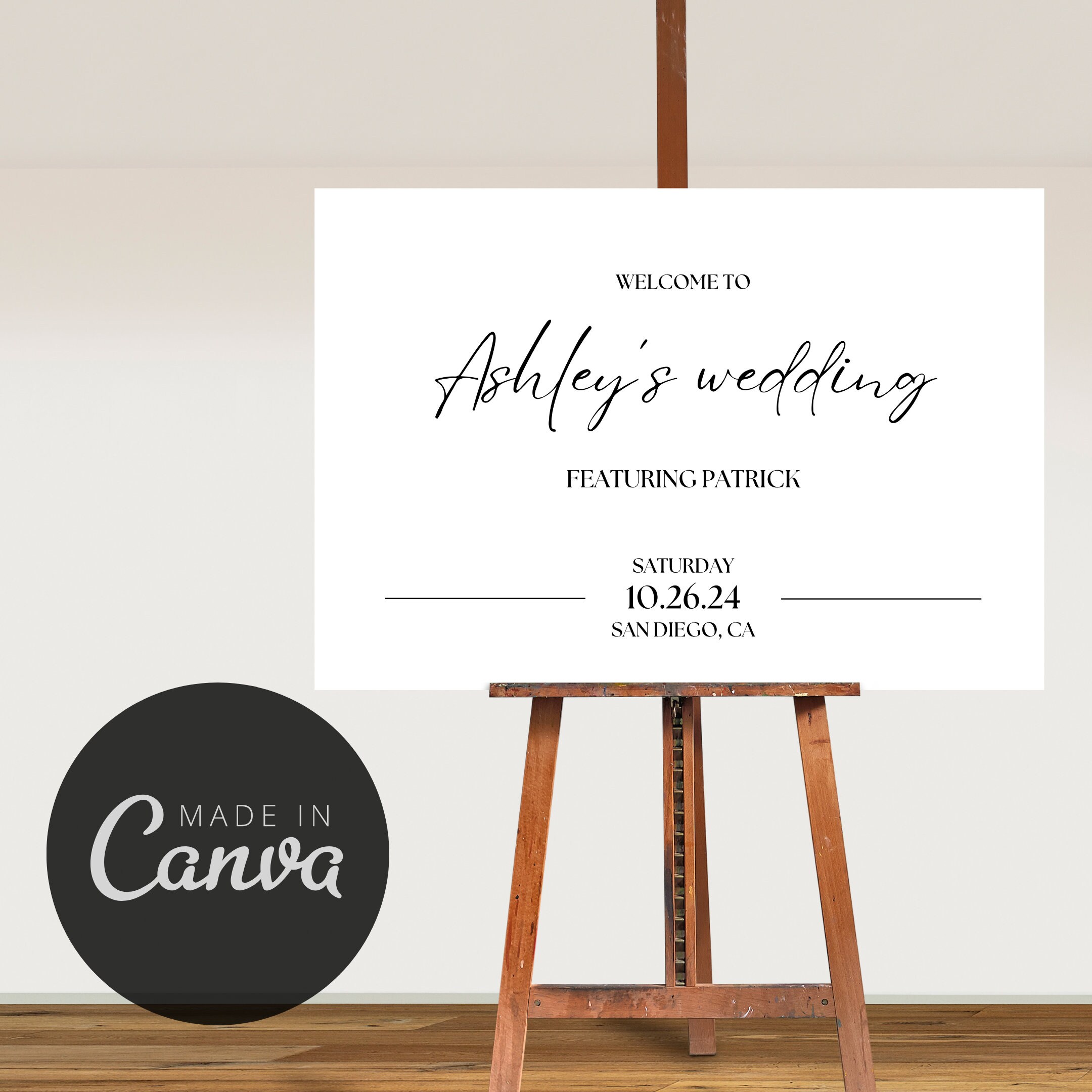 Wedding Entrance Sign, Funny Wedding Welcome, Bride's Welcome Sign ...