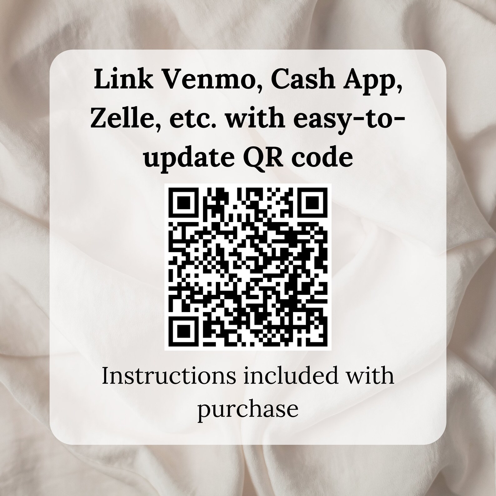 Honeymoon Fund Sign Honeymoon QR Code Sign Honeymoon Fund - Etsy