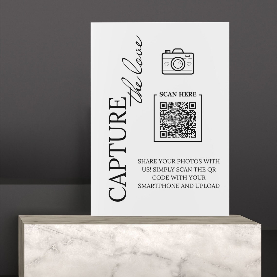 Capture the Love Wedding Sign, Wedding Photo Sign, Share the Love ...
