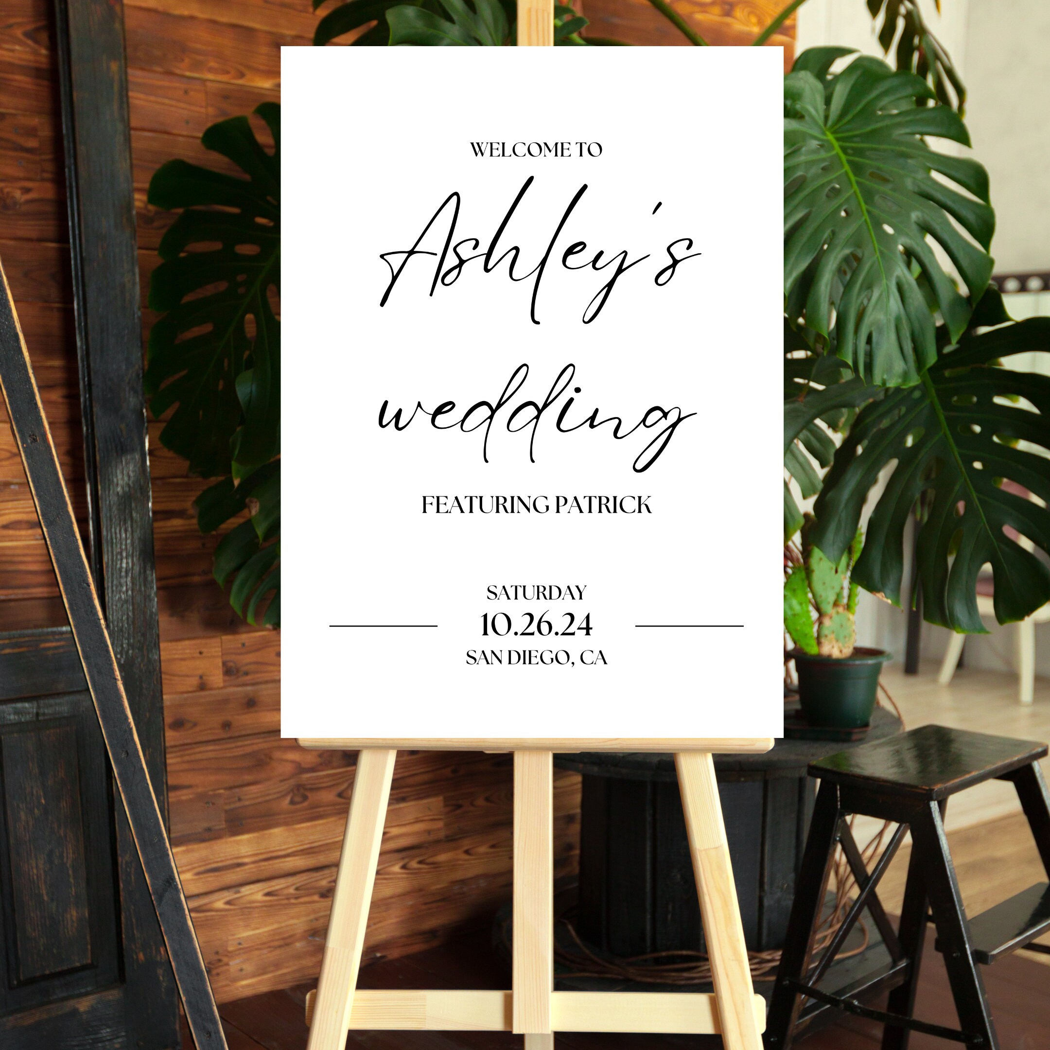 Wedding Entrance Sign, Funny Wedding Welcome, Bride's Welcome Sign ...