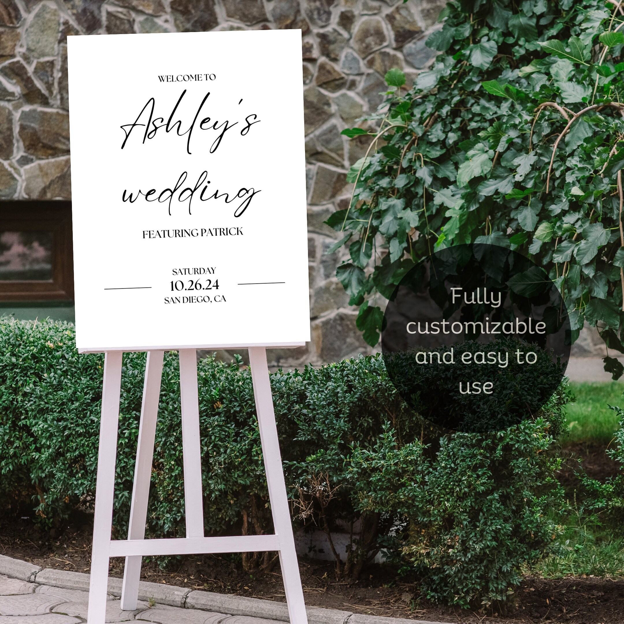 Wedding Entrance Sign, Funny Wedding Welcome, Bride's Welcome Sign ...