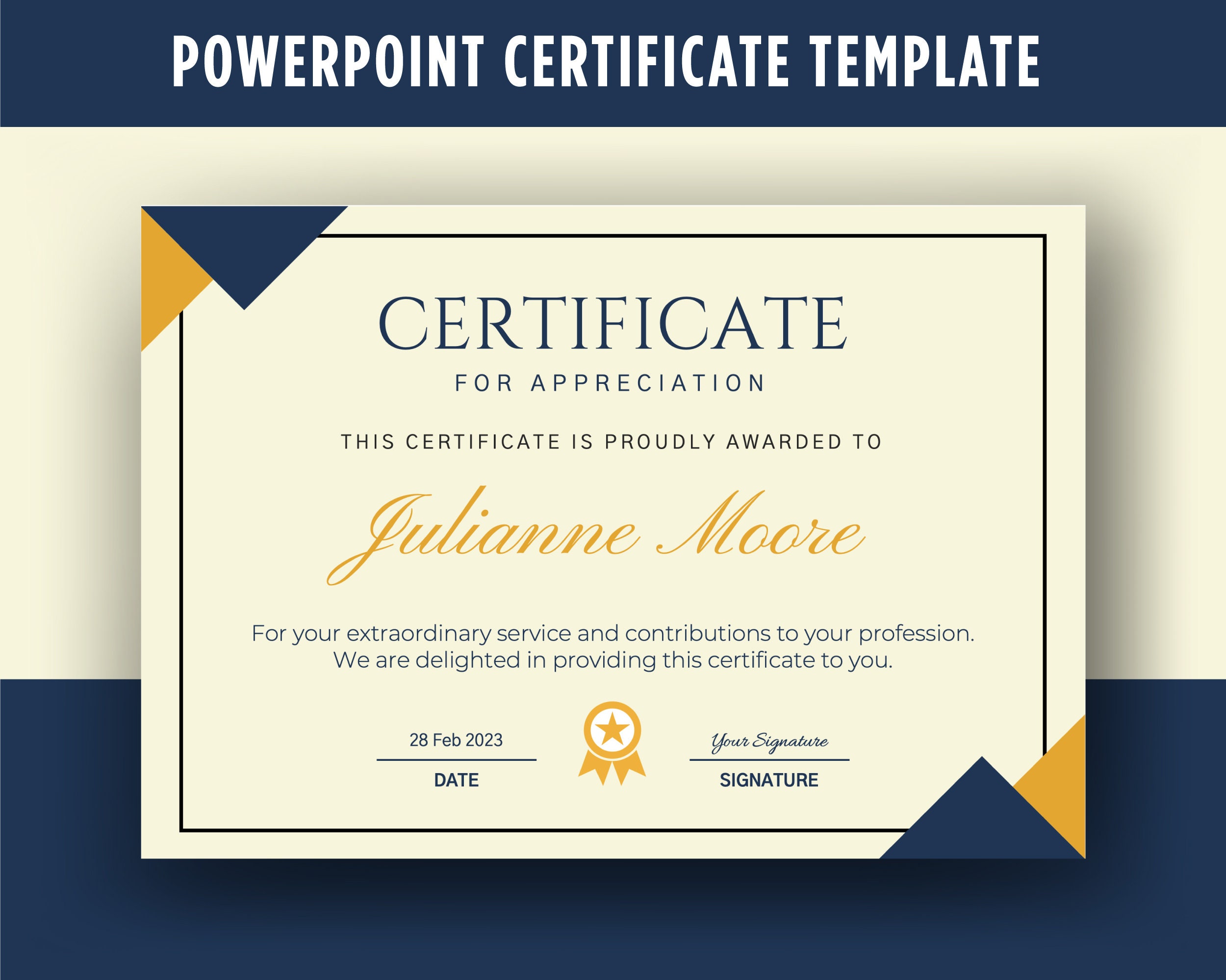 Free Powerpoint Certificate Templates