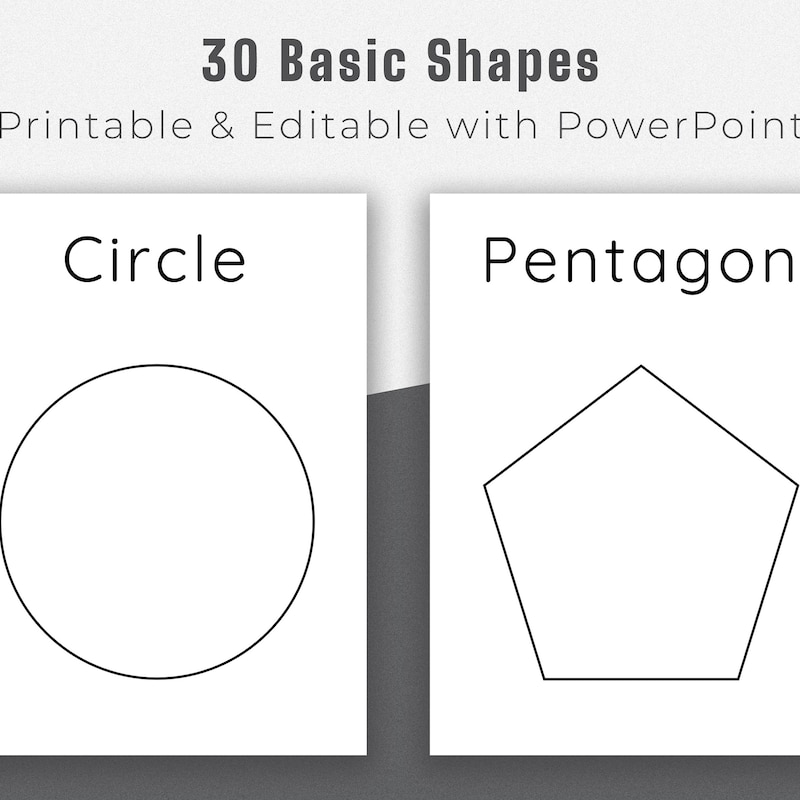Shapes Print - Etsy