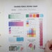 Colored Pencil Testing Chart - Etsy