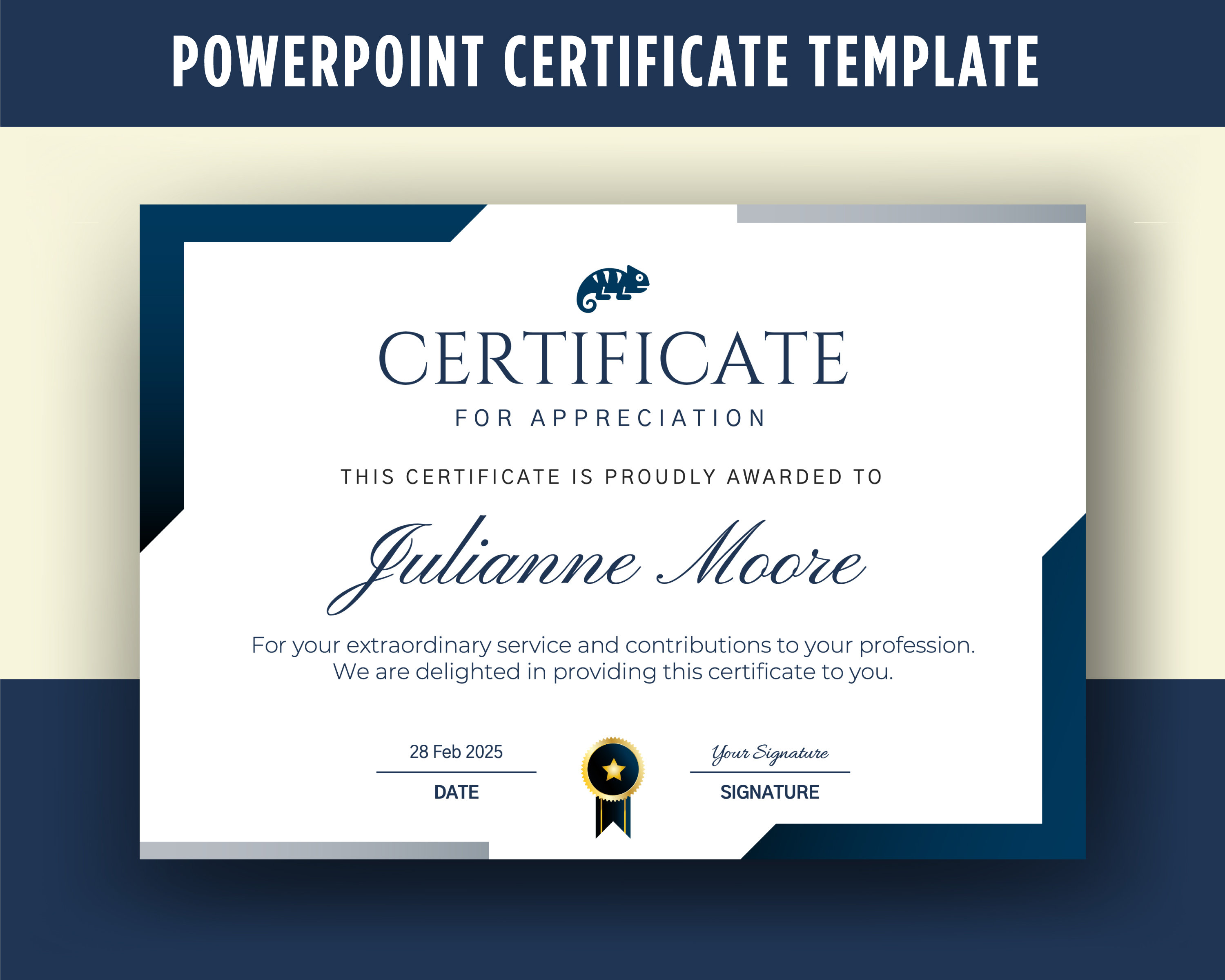 Powerpoint Certificate Templates Free