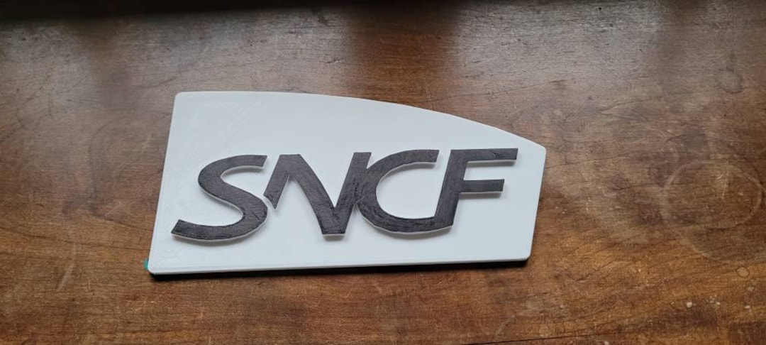 SNCF Train Plate Style 2005 3D - Etsy