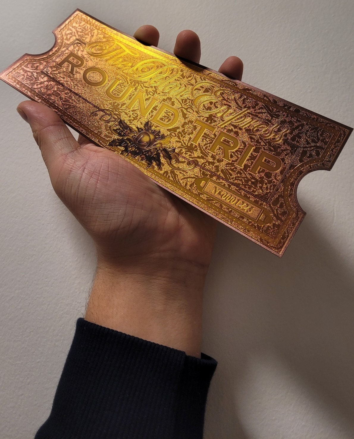 Billet De Train Du Pôle Express Ticket Doré Métallique Pour Le - Etsy UK