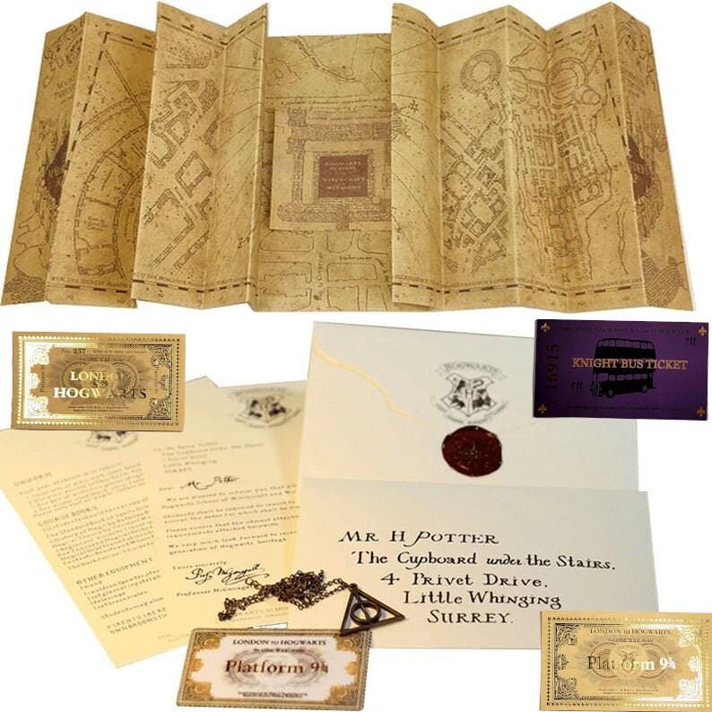 Secret Magic Map Inspired by the Magical Universe + Harry Potter ...