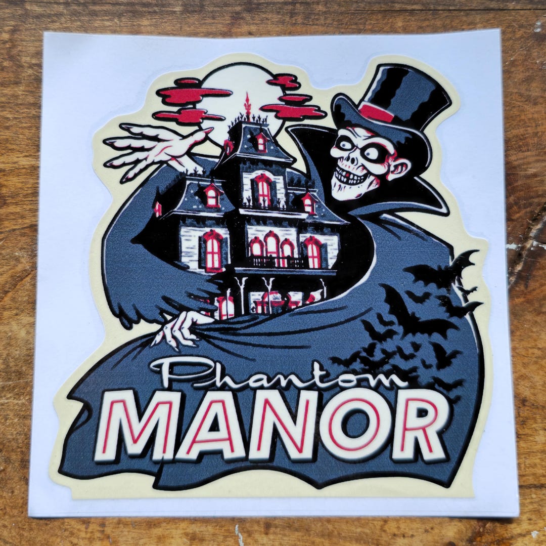 Phantom Manor Stickers, Inspired by the Movie Haunted Mansion, Phantom ...