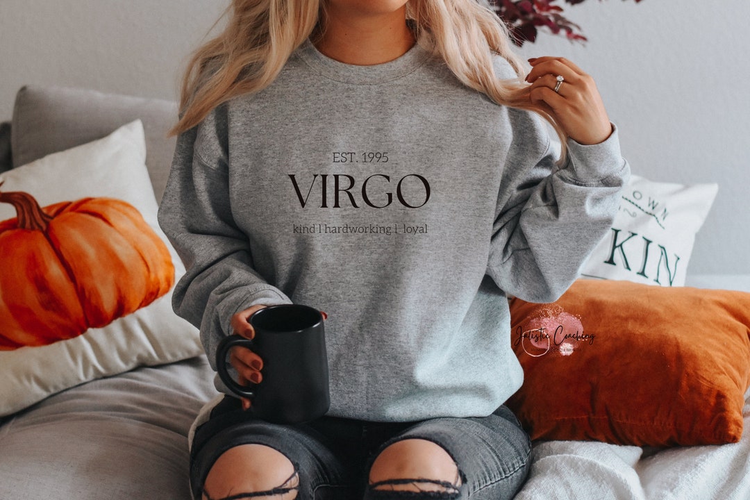 Virgo Zodiac Sweater Zodiac Sign Sweater Leo Virgo Libra - Etsy