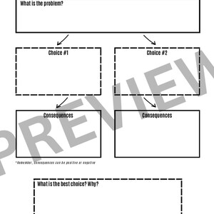 Problem Solving Graphic Organizer Map Pack - Social Skills ...