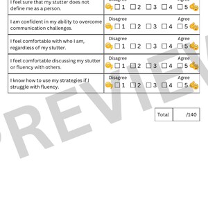 Fluency Self-rating Scale - Stuttering Cluttering Fluency Evaluation ...