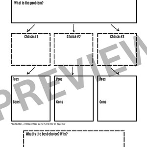 Problem Solving Graphic Organizer Map Pack - Social Skills ...