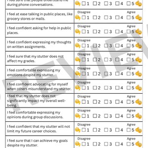 Fluency Self-rating Scale - Stuttering Cluttering Fluency Evaluation ...