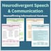 Neurodiverse Communication | Speech Patterns Handouts | Neuroaffirming ...