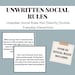 Unwritten Social Rules - Critical Thinking - ASD, Neurodivergent, Task Cards - Etsy