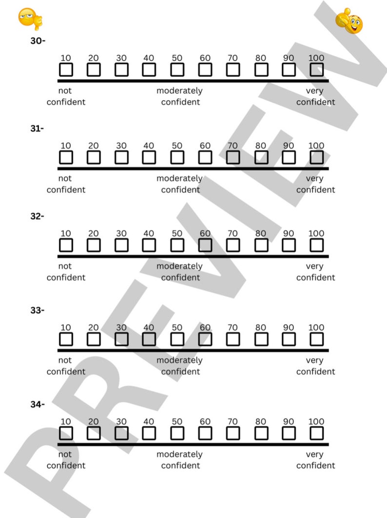 Functional Communication CONFIDENCE Rating Scale for Teen & Adults ...