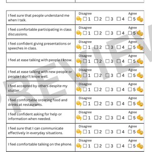 Fluency Self-rating Scale - Stuttering Cluttering Fluency Evaluation ...