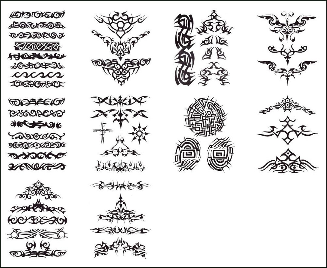 Tribal Designs & Patterns - Printable - Etsy