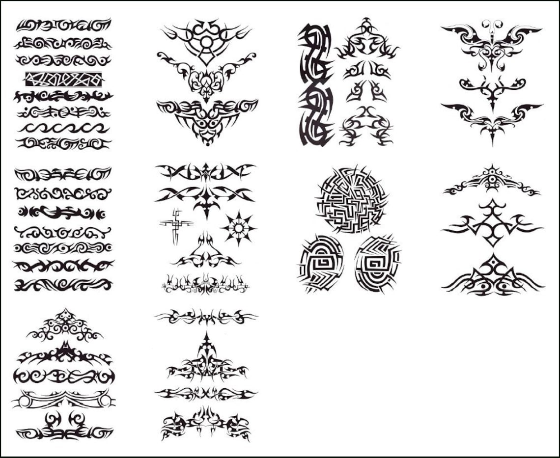 Tribal Designs & Patterns - Printable - Etsy