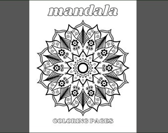 Mandala Coloring Pages Volume 1 Printable - Etsy