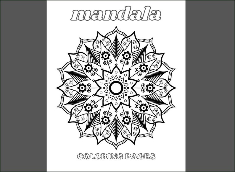Mandala Coloring Pages Volume 2 Printable - Etsy