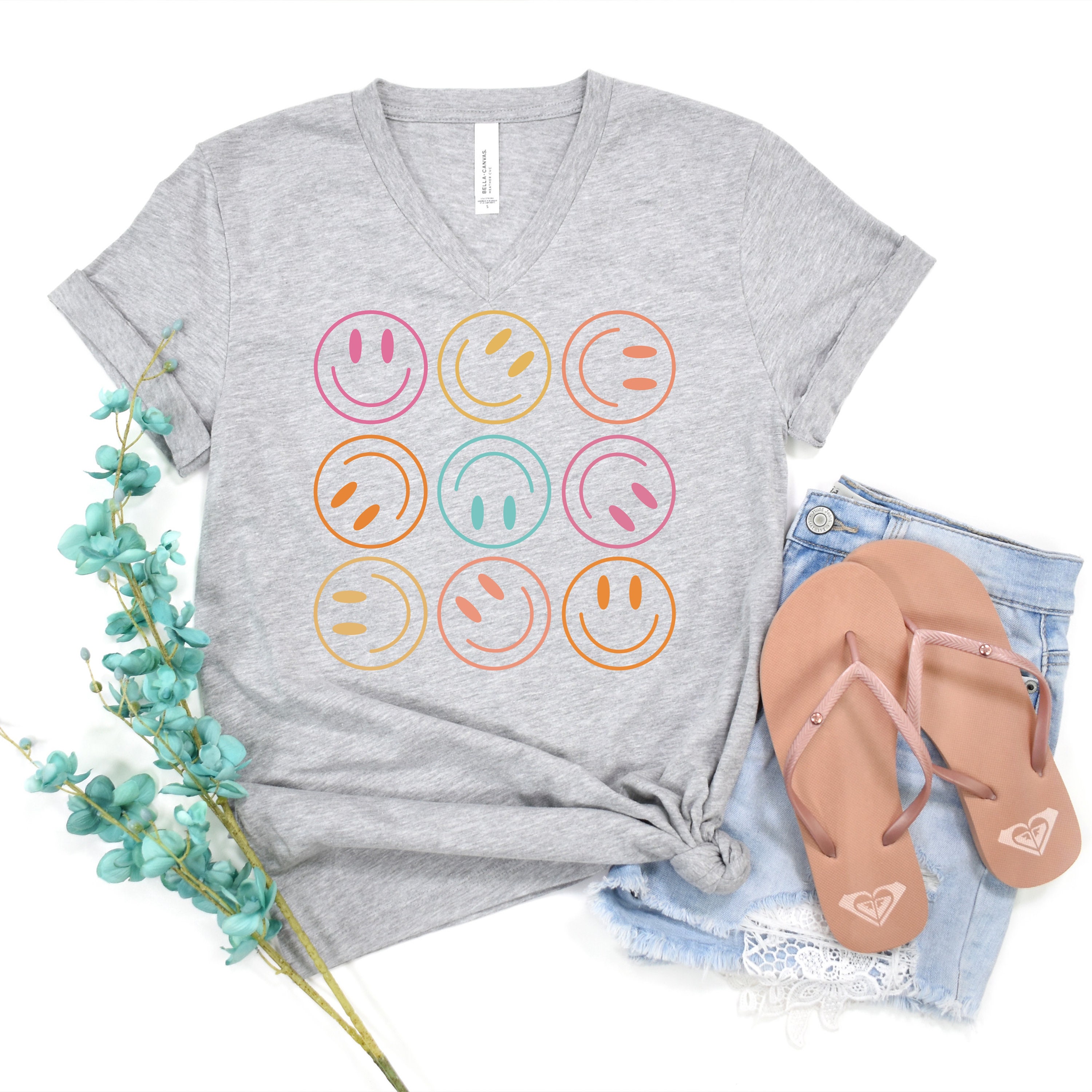 Retro Smiley Face Shirt Smile Shirt Happy Face T-shirt - Etsy