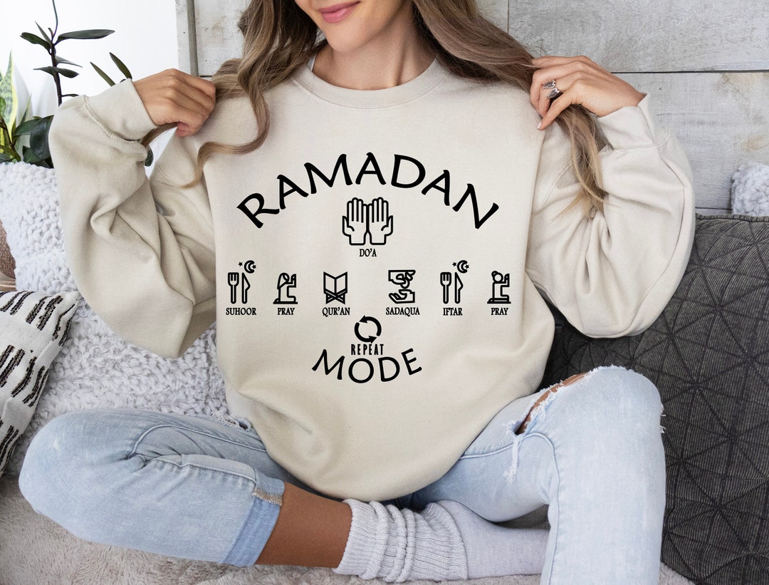 Ramadan Mode Sweatshirt, Eid Gift Shirt for Muslims, Matching Family ...