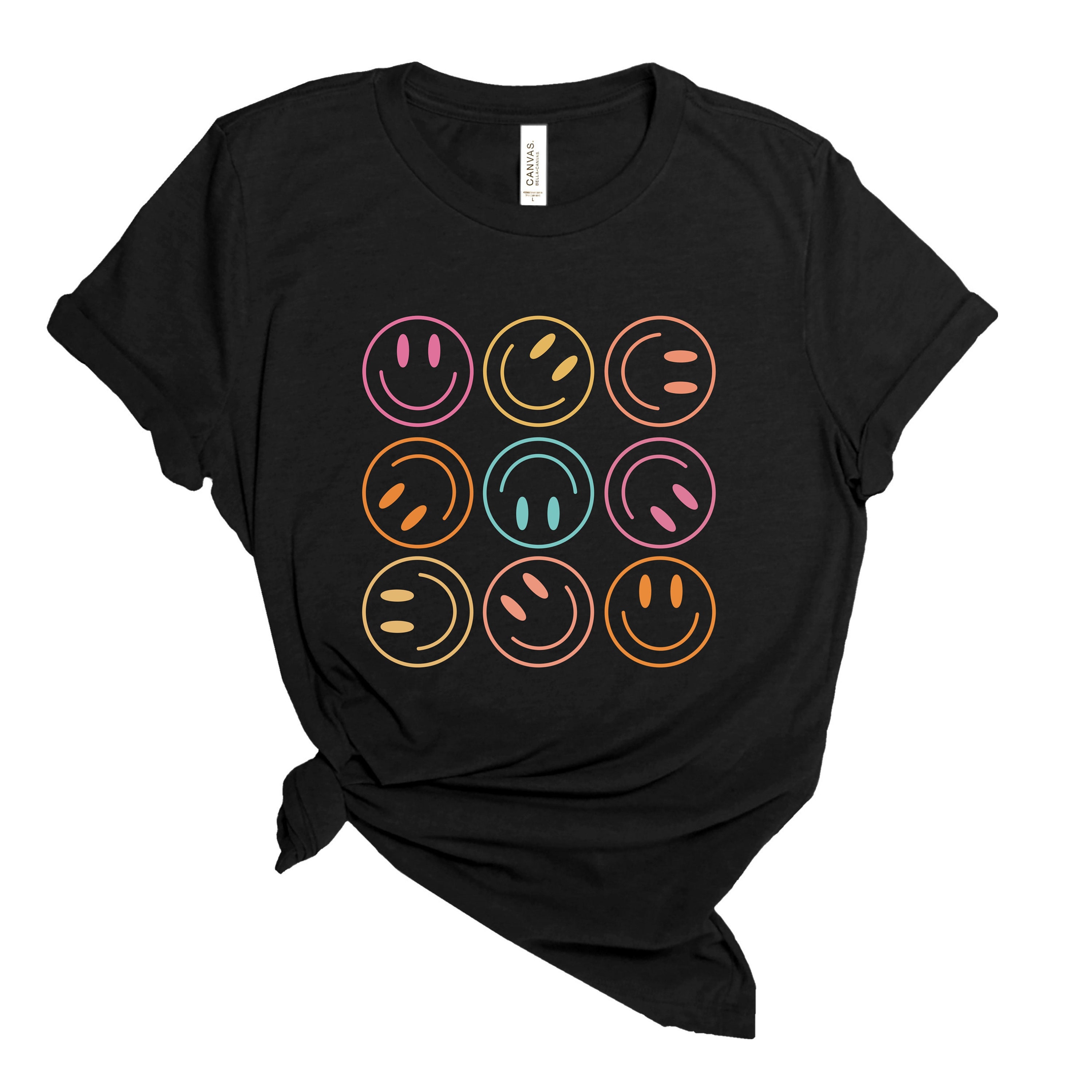 Retro Smiley Face Shirt Smile Shirt Happy Face T-shirt - Etsy