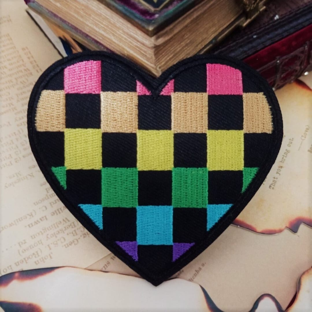 DIY Patch queer Heart to Sew or Iron on LGBTQIA Pride - Etsy