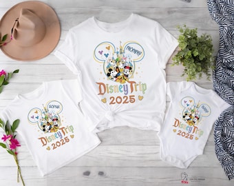 Custom Disney Trip Shirts, Disneyworld Shirts, Disney Vacation T-shirt, Disney Couple Shirt ...