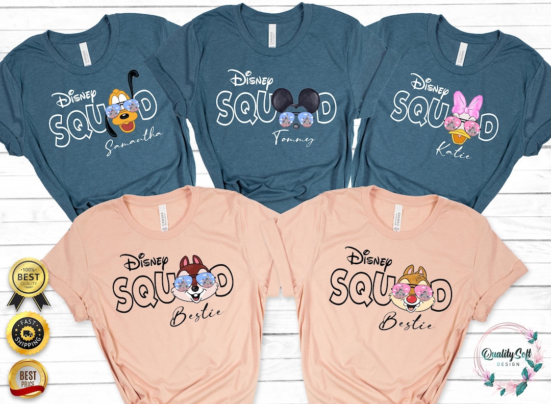 Disney Squad Shirt,custom Disney Shirt, Disney Squad Shirts, Disney ...