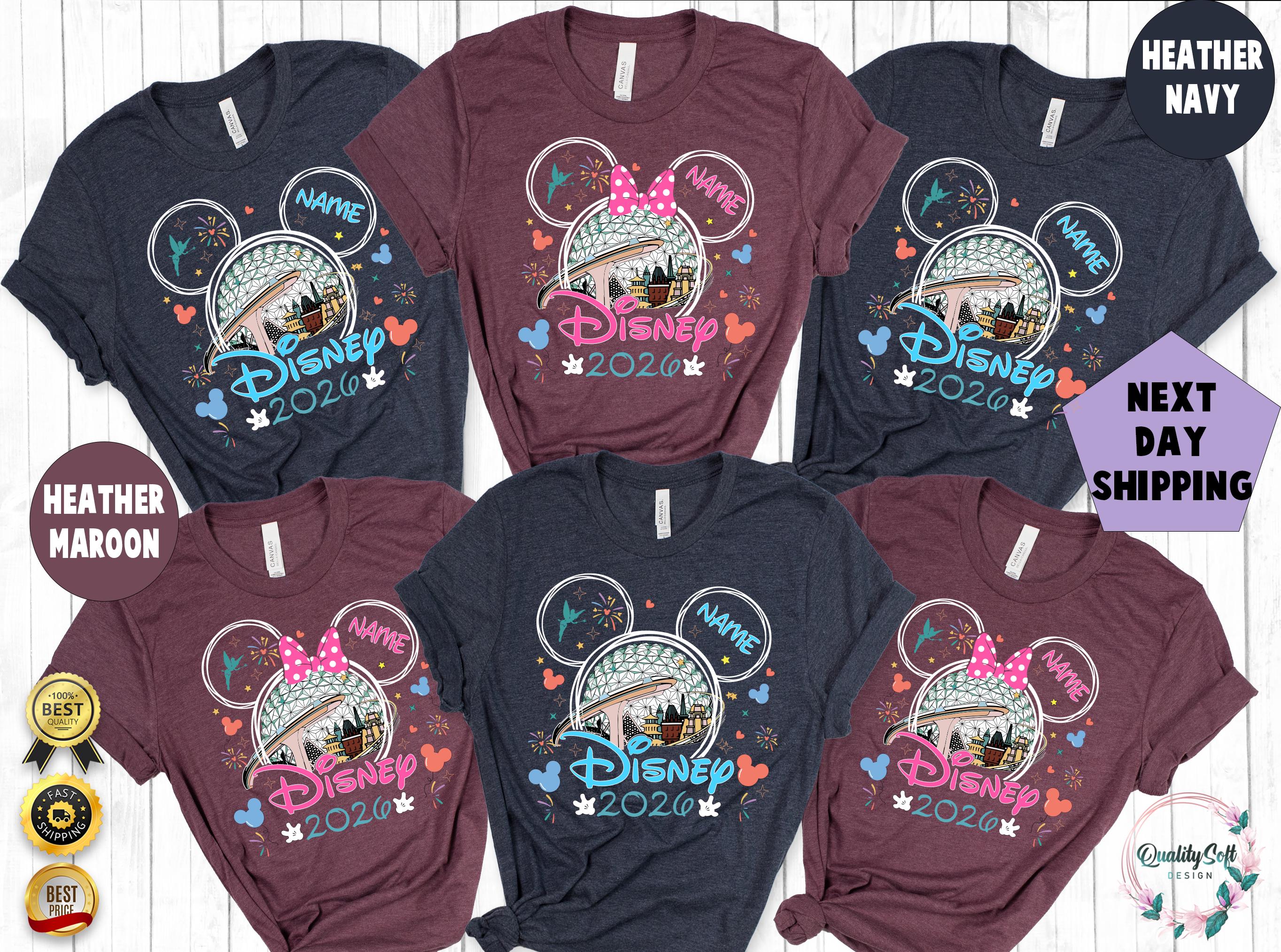 Disney Epcot 2026 Shirt, Disney Family Matching Shirt, Epcot Family ...