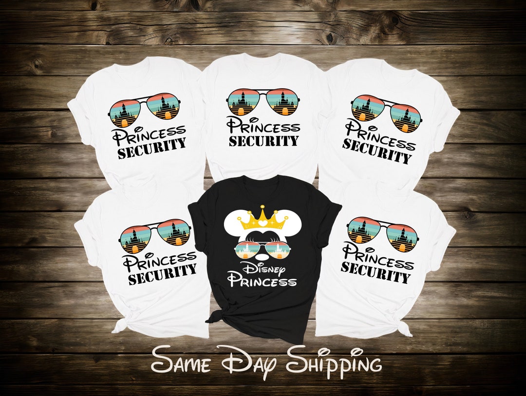 Princess Shirt, Disney Princess Shirt,princess Security Shirt, Minnie ...