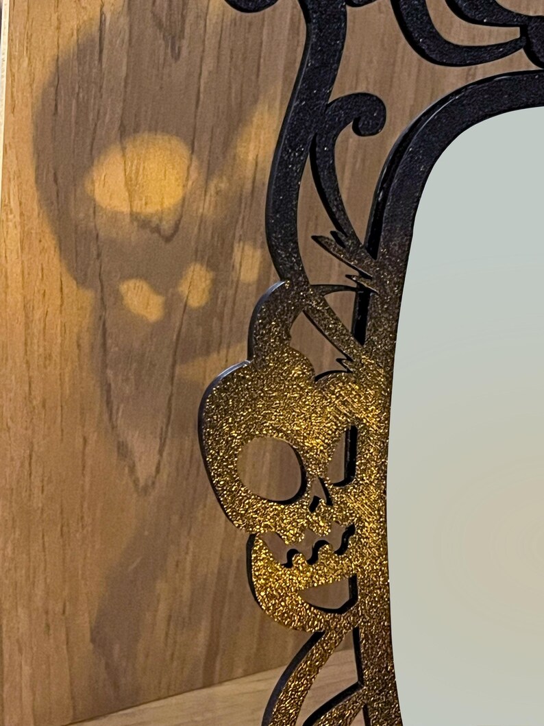 Halloween Mirror With 3D Printed Frame - Etsy