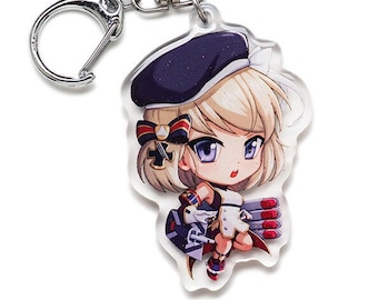 Azur Lane Enterprise Keychain - Etsy UK