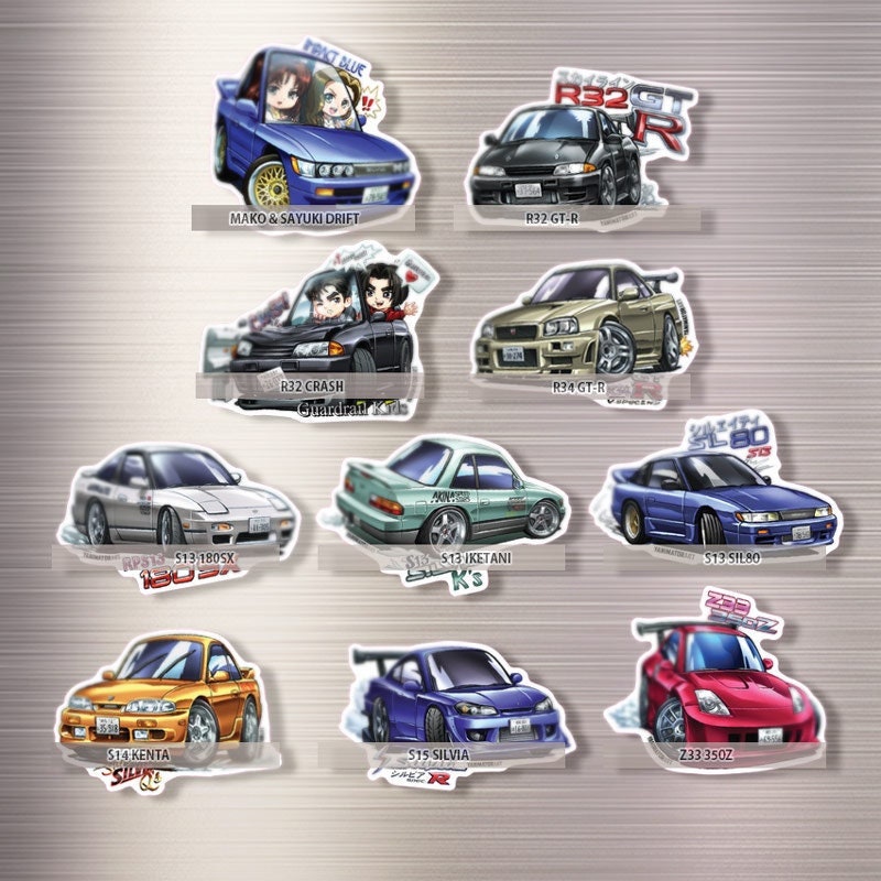Initial D Magnets AE86 Trueno RX7 NSX Civic STI R32 R33 R34 - Etsy Canada