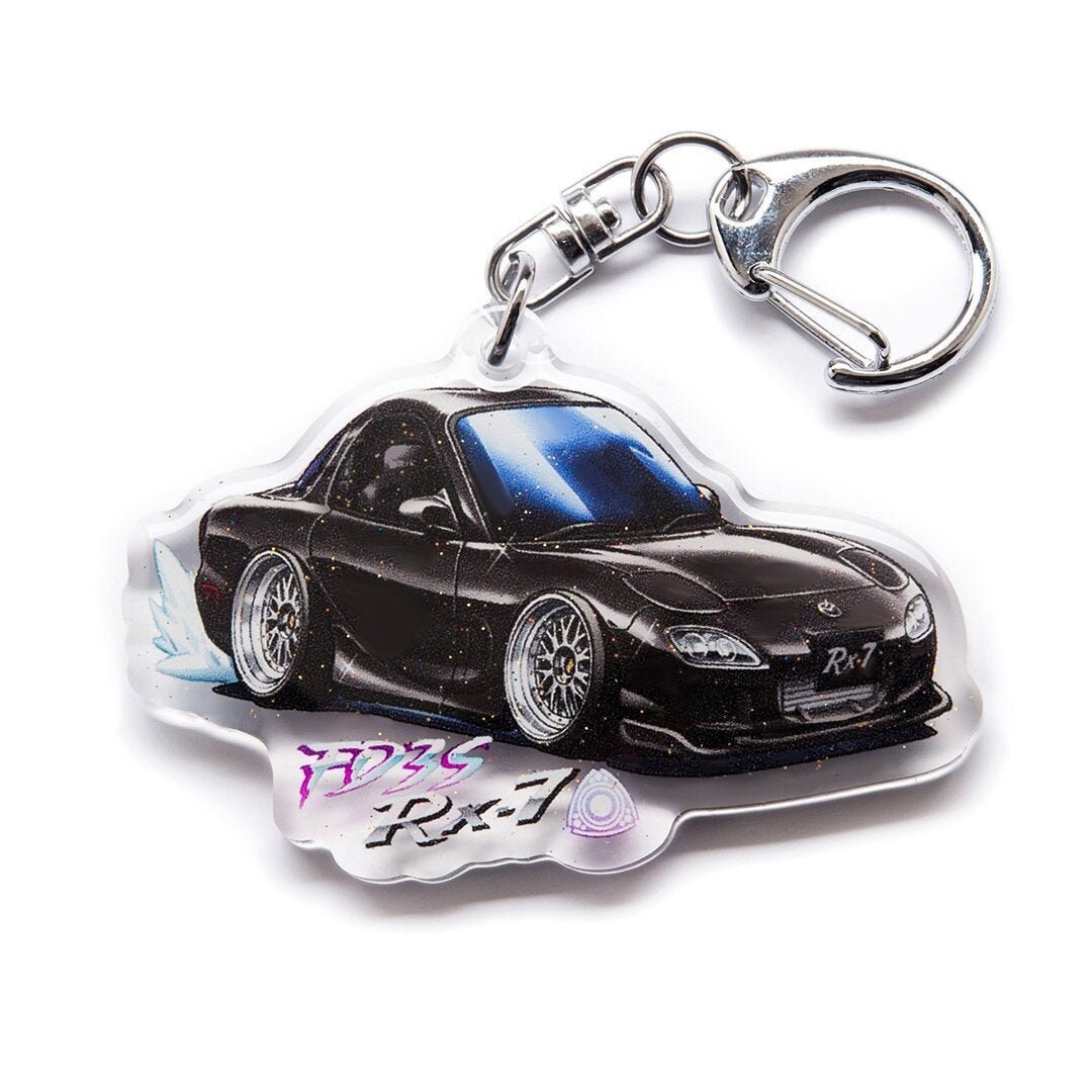RX7 RX-7 FD3S FD Oem Bbs Racing Rim Black Acrylic Charm - Etsy