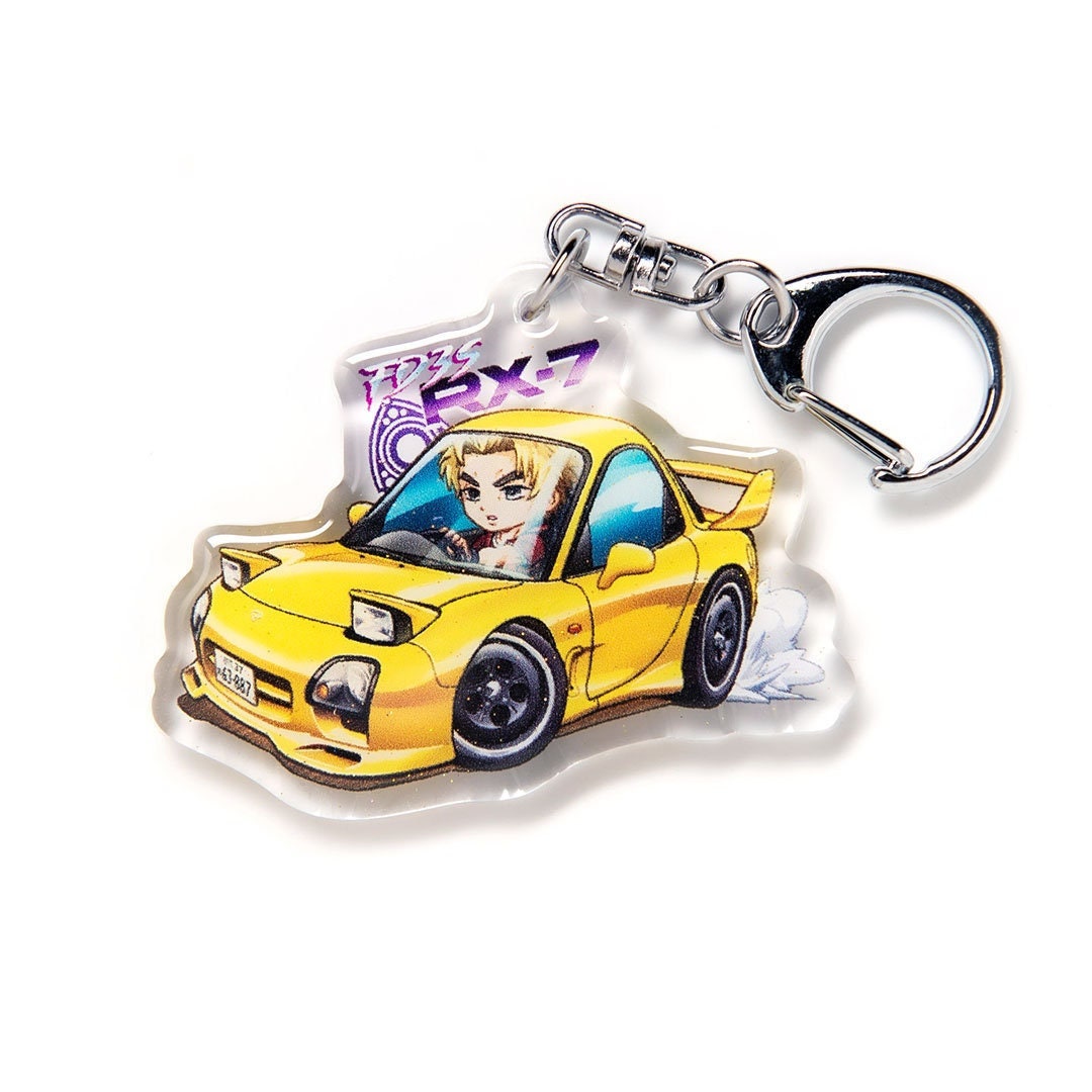 Initial D Keisuke Takahashi RX7 RX-7 FD3S Redsuns 3rd Stage - Etsy ...