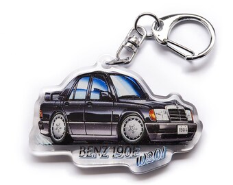 Initial D Papa Benz W210 E-class Eclass Silver With Natsuki | Etsy