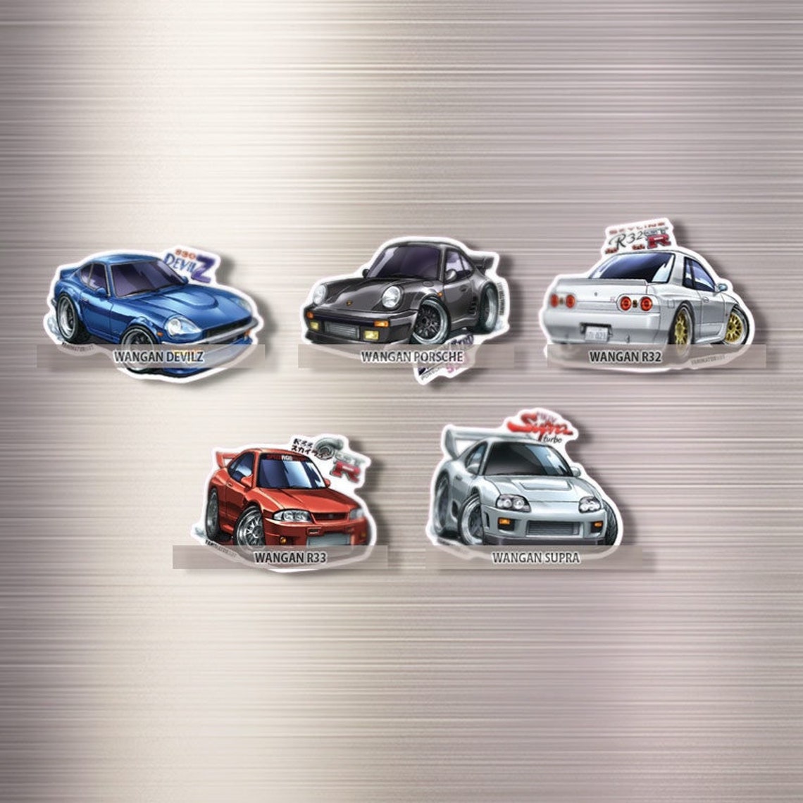 Initial D Magnets AE86 Trueno RX7 NSX Civic STI R32 R33 R34 - Etsy