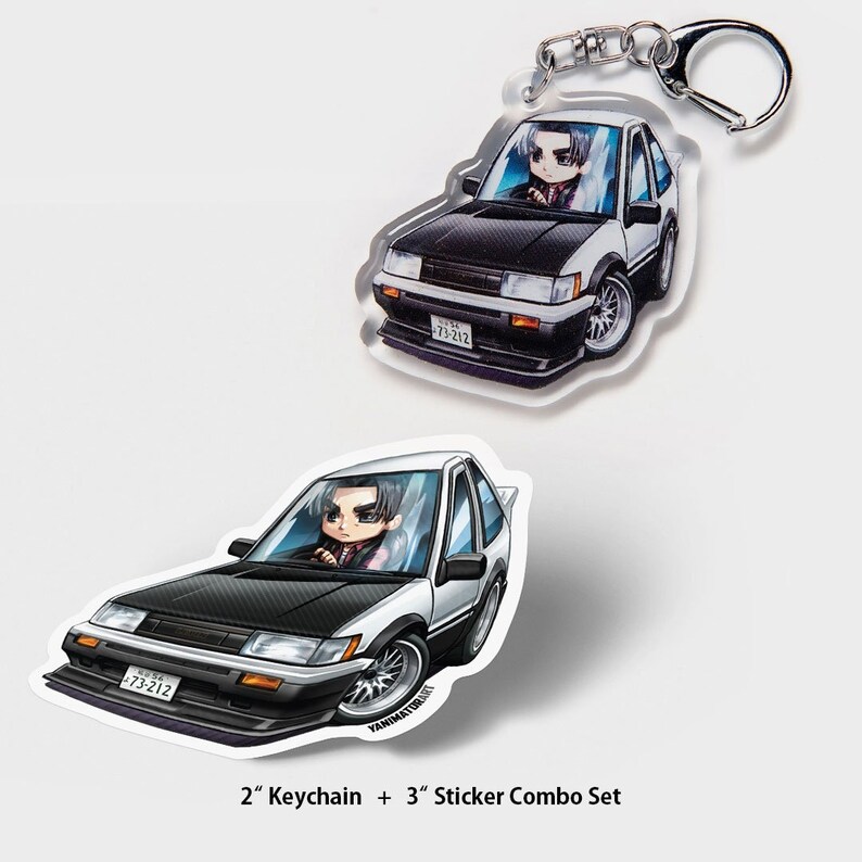 Initial D Wataru Akiyama AE86 Levin 4th Stage Drift Acrylic - Etsy