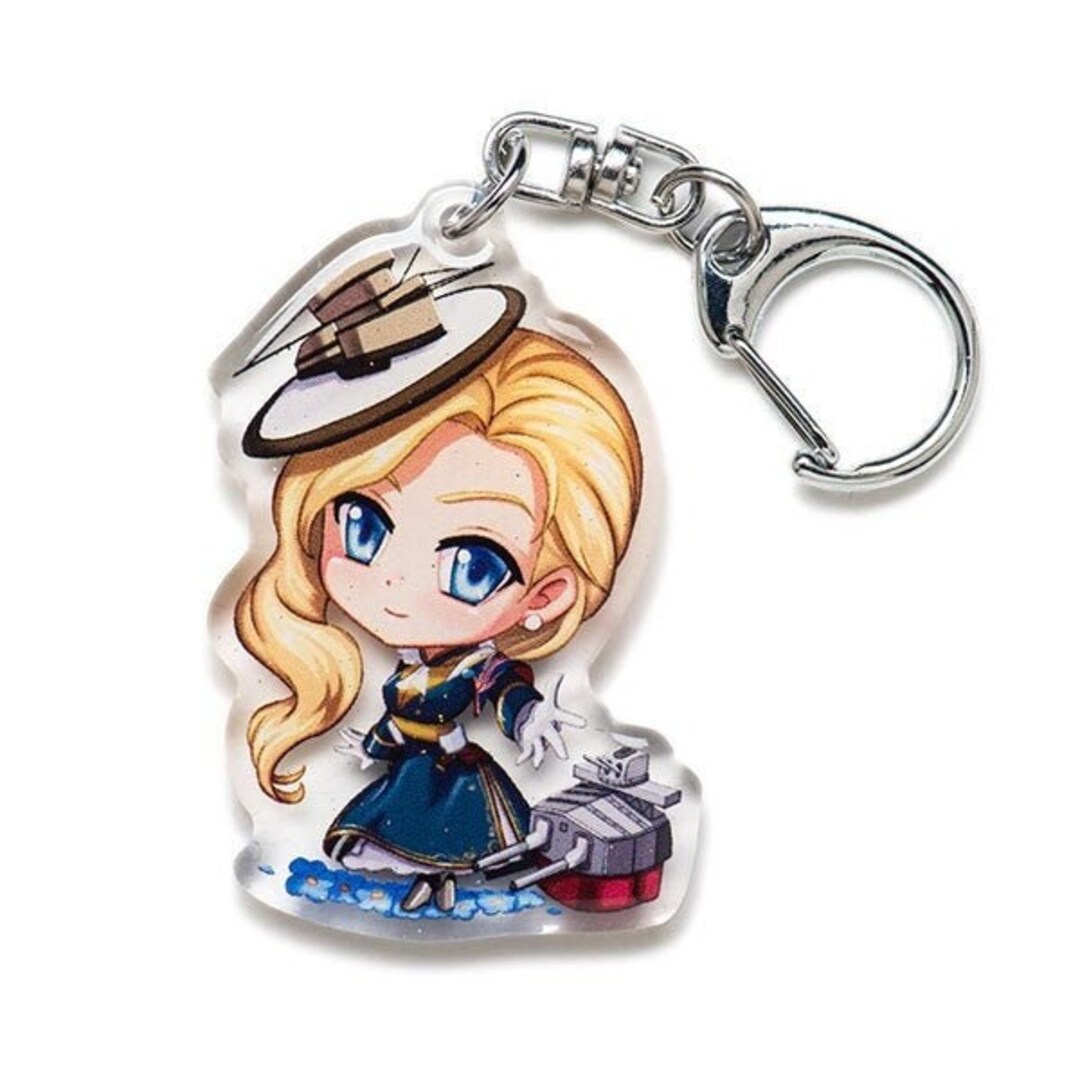 Azur Lane Acrylic Keychain Hood Hook Charm Anime Mobile Game Gaming ...