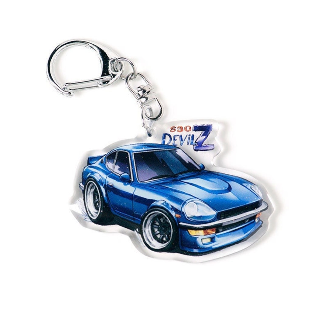 Wangan Midnight S30 Fairlady Z Devilz 240Z 280Z Blue Acrylic Charm ...