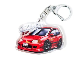 Initial D Shingo Shoji Civic Sir EG6 Red 1st Stage Character | Etsy