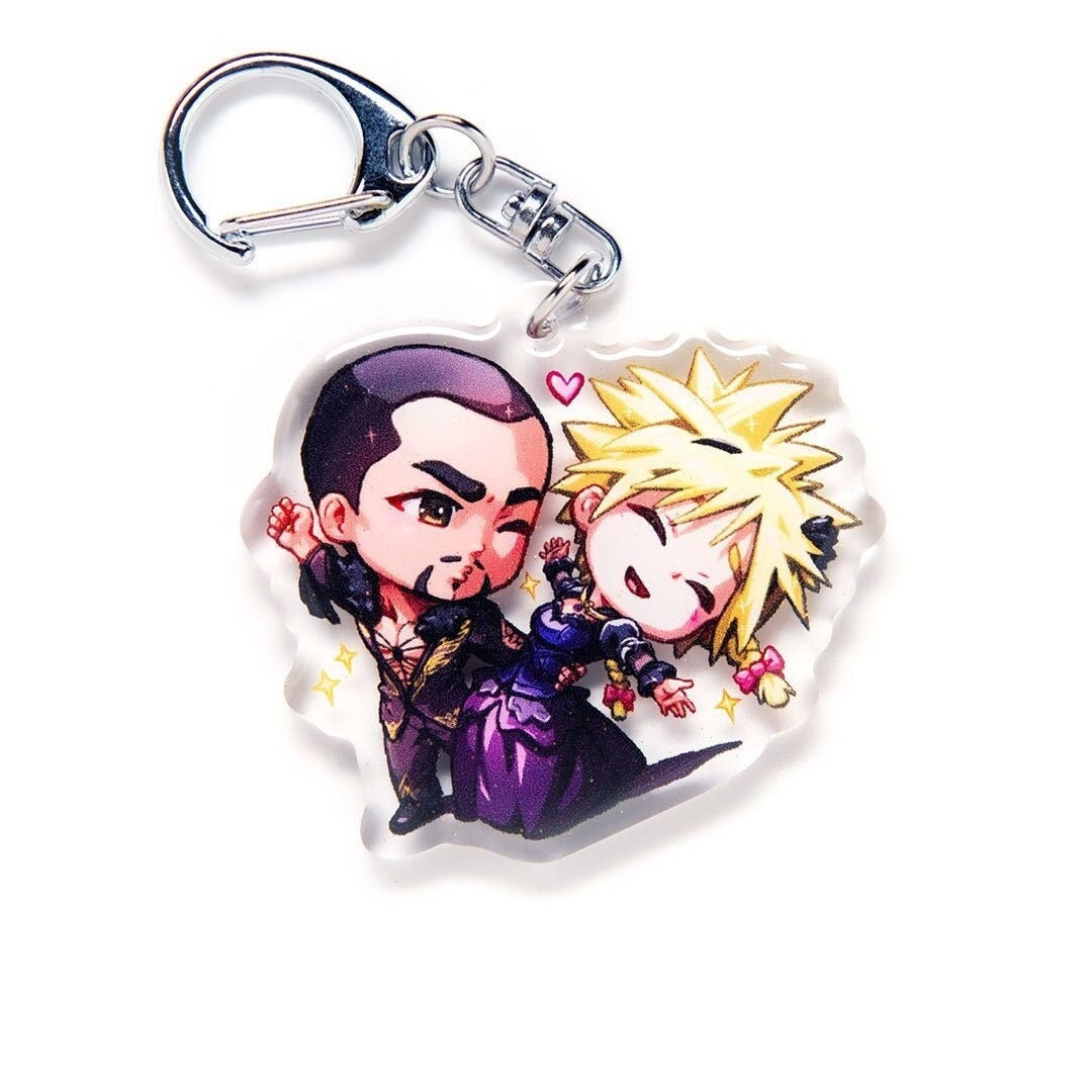 FF7 Remake Andrea Rhodea & Cloud Strife Final Fantasy VII Acrylic ...