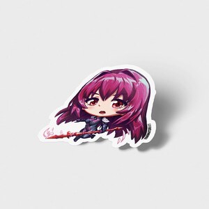 Fate Saber Emiya Mash Scathach Chibi Vinyl Sticker Decal Anime Manga ...