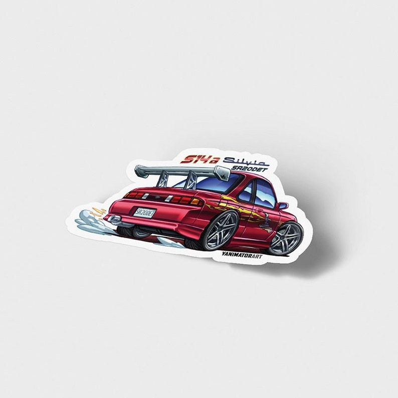 Fast and the Furious Fnf 1 Movie Vinyl Stickers Supra S14 240sx RX7 ...