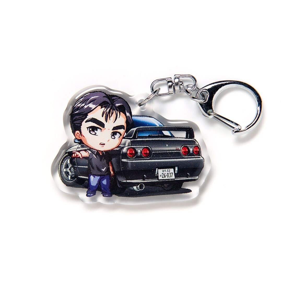 Initial D Takeshi Nakazato Black Skyline GT-R R32 Black | Etsy
